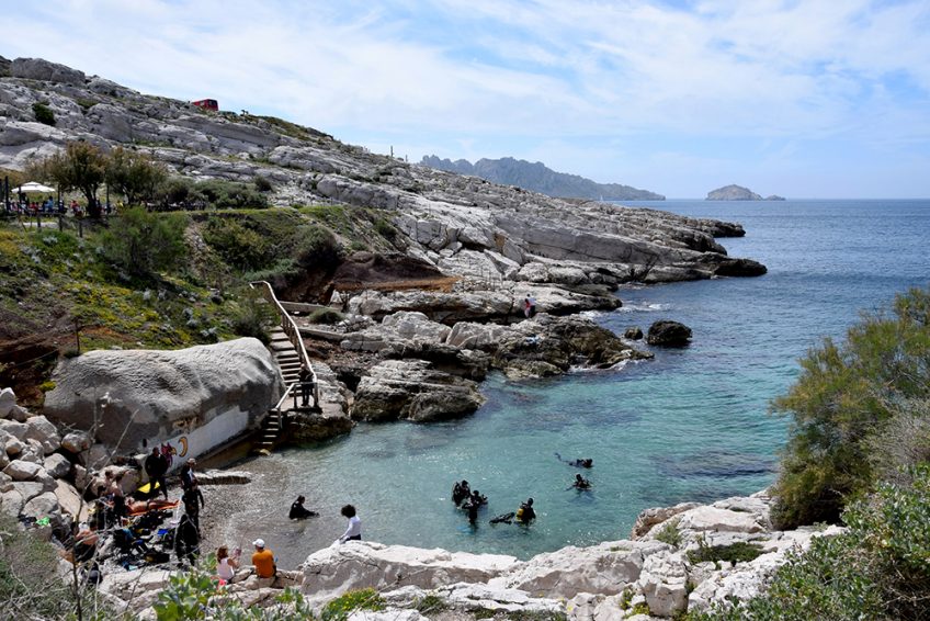 Calanque de Samena, Parc National des Calanques, Marseille, Provence