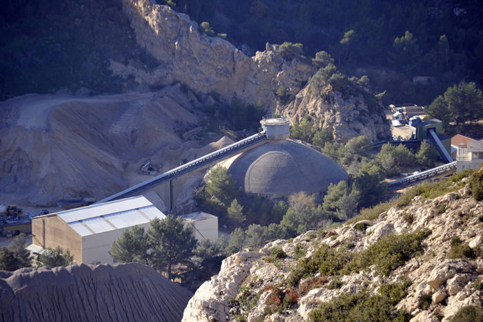 La carrière Perasso de Saint-Tronc, Colas Midi-Méditerranée, Marseille